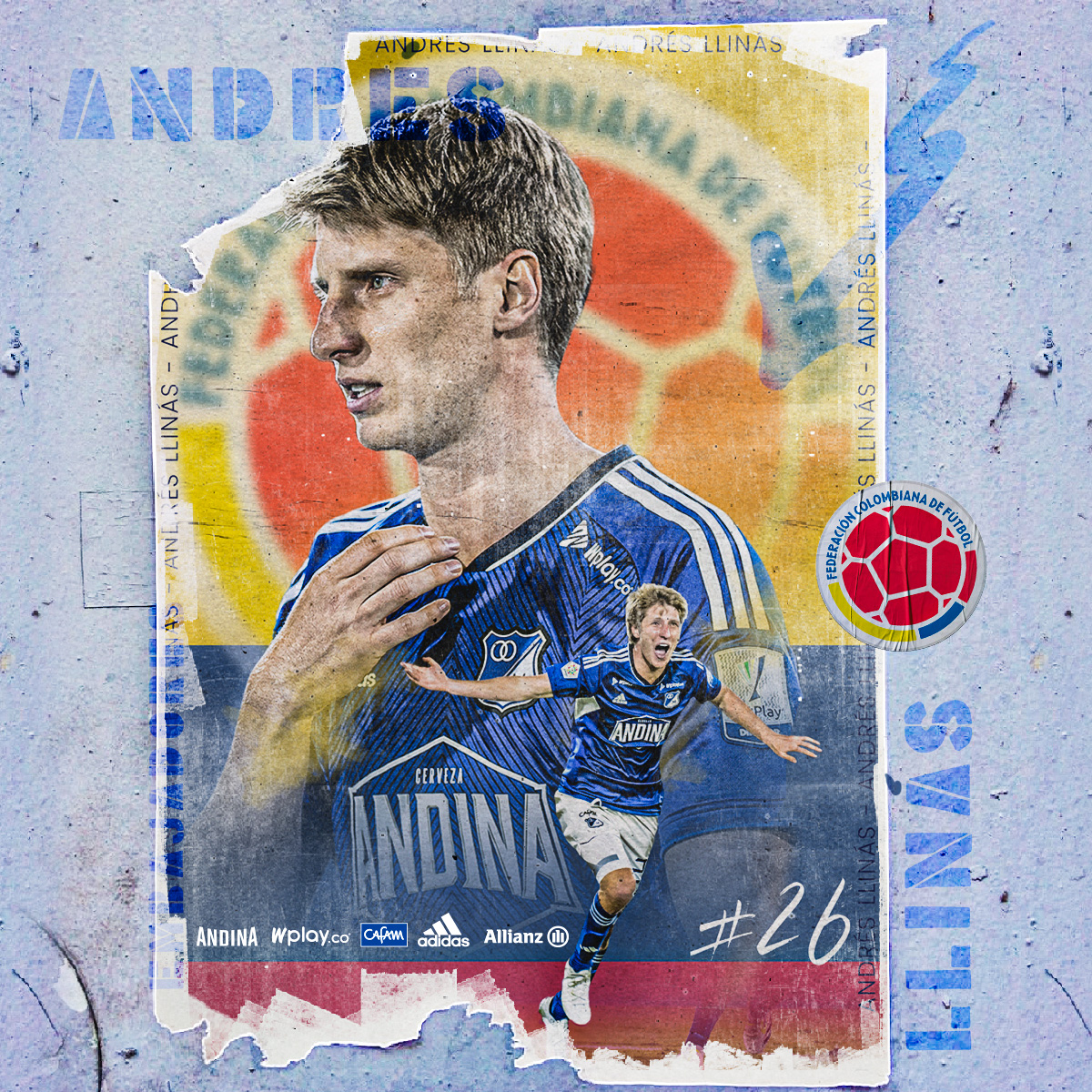 ANDRÉS LLINÁS ES EL QUINTO CONVOCADO A LA SELECCIÓN COLOMBIA ...